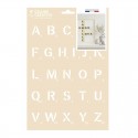 Sablon pictura litere alfabet - PictorShop