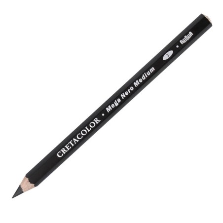 Creion negru uleios Mega Nero Cretacolor - PictorShop