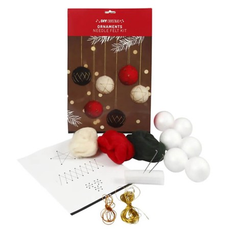 Kit globulete lana Craciun - PictorShop