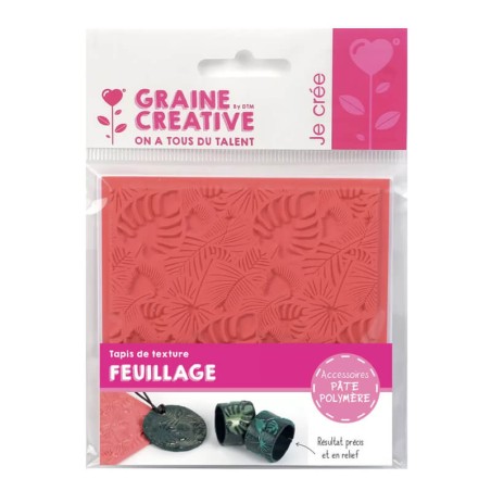 Sablon textura frunze 9x9cm Graine Creative - PictorShop