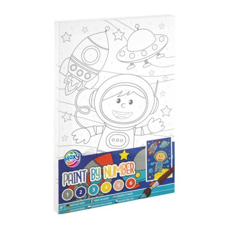 Pictura pe numere canvas astronaut Grafix - PictorShop
