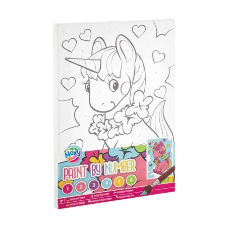 Pictura pe numere canvas unicorn Grafix - PictorShop