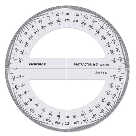 Raportor circular Isomars - PictorShop