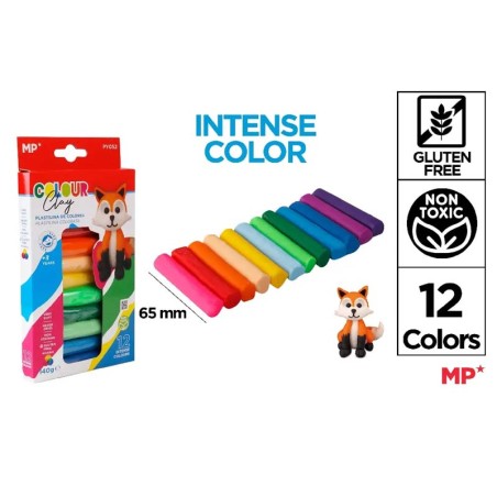 Set 12 plastilina colorata Main Paper - PictorShop