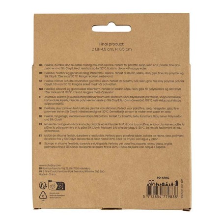 Matrita silicon 4 forme cu frunze - PictorShop