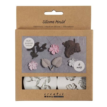 Matrita silicon 4 forme cu frunze - PictorShop