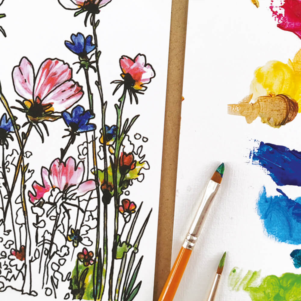 Tutorial pictura acrilce: Simply Flower Painting - Pictorshop Blog ...